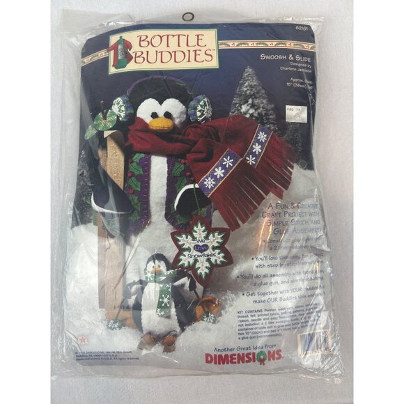 Dimensions | Holiday | Dimensions Bottle Buddies Penguin Craft Kit ...